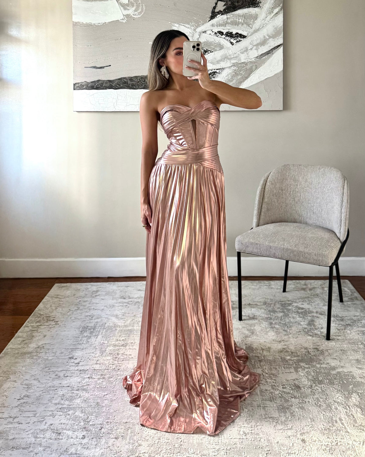 META PINK DRESS — AUKA STUDIO